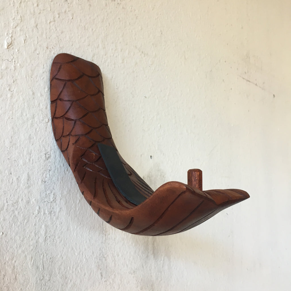 Hand Carved Fish Tail Surfboard Wall Racks – The Uncharted Studio